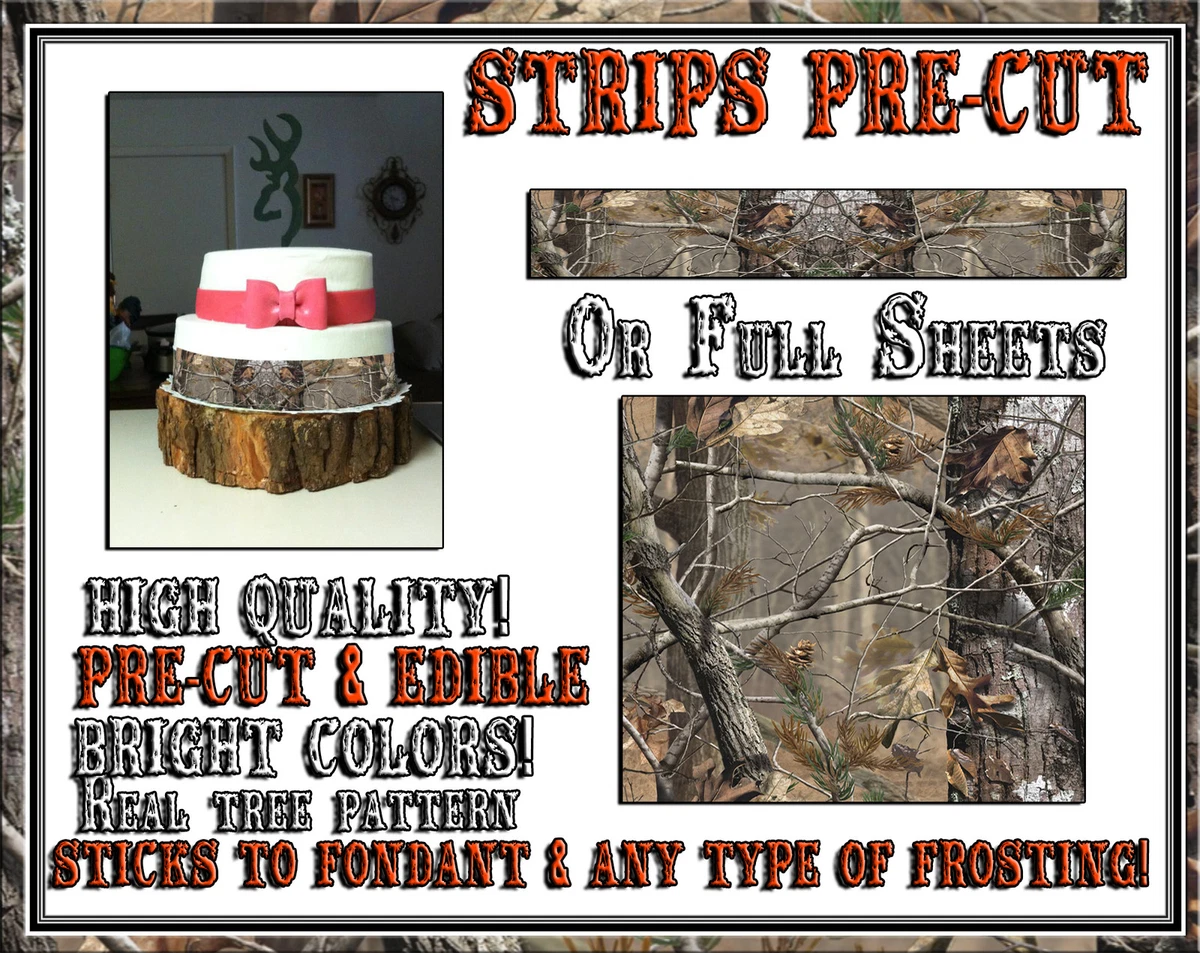 Pink Camo Mossy Oak Cake