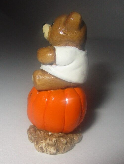 Wee Forest Folk Figurine BOO BEAR Halloween on Pumpkin JOL T-3 MINT! | eBay