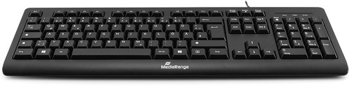 MediaRange Wired keyboard, QWERTZ, black | eBay