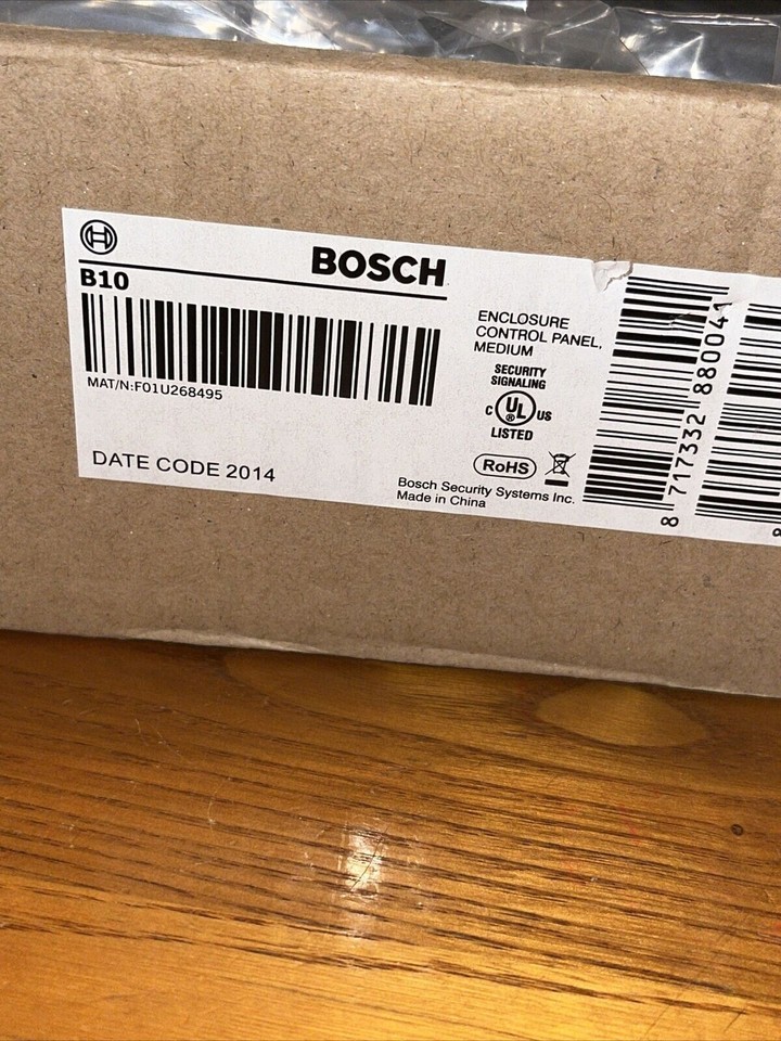 Bosch B10 Enclosure Control Panel, Medium. White powdercoat New in ...