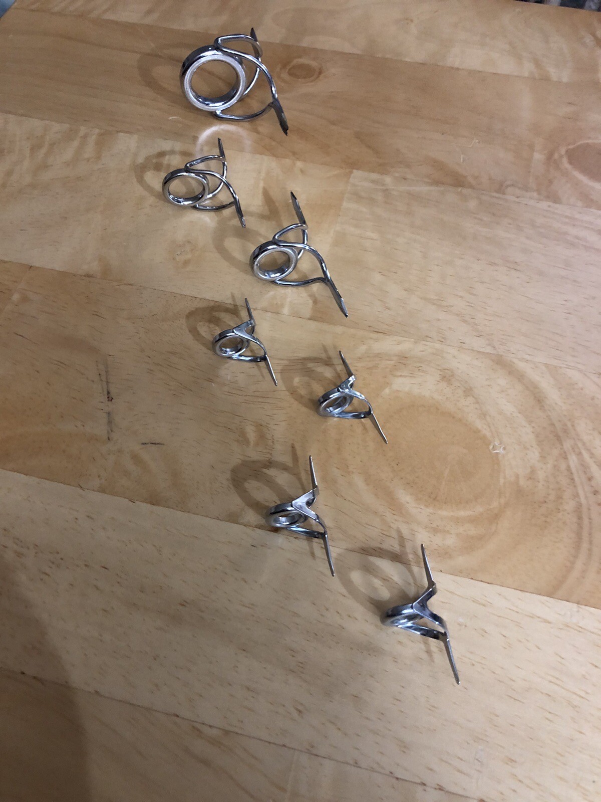 (2) Sets Rod Building Offshore Rod Guides (7 Pc), Heavy, Rod Wrapping ...