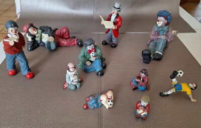 Gilde Clown Sammlung- 10 Figuren - 5 Grosse Und 4 Kleine | eBay.de