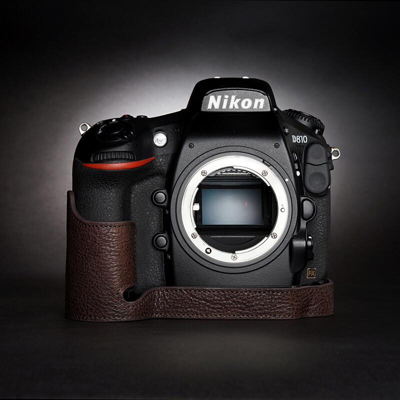 Handmade Genuine Leather Half Camera Case Covers For Nikon D810 For ...