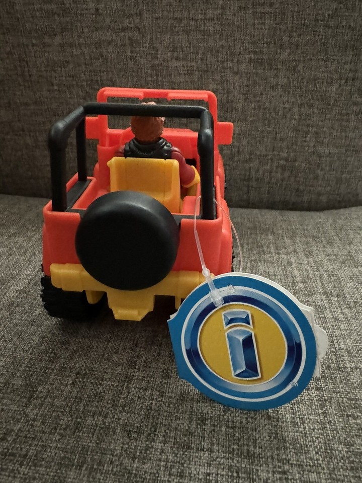 Fisher Price Imaginext Vehicle - 4 x 4 Truck w/ Figure - Orange Yellow ...