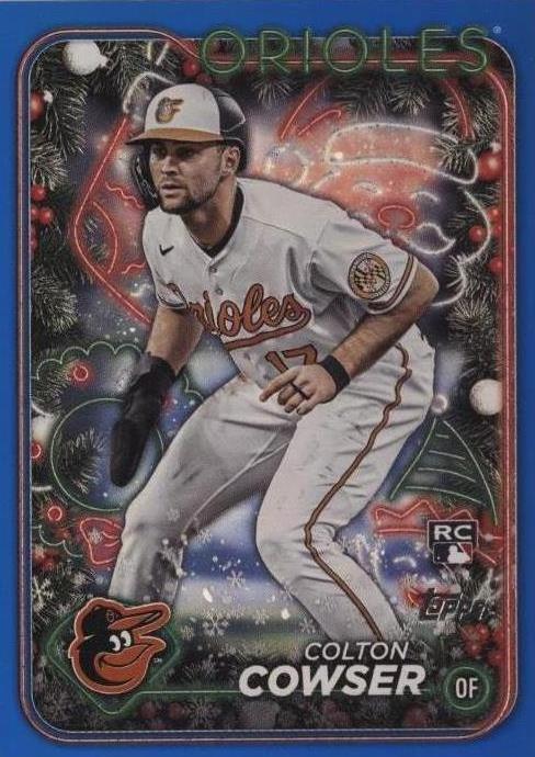 2024 Topps Holiday - Colton Cowser #H170 Blue Metallic Glitter (RC) for ...