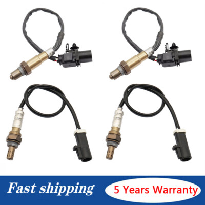 4PCS Oxygen O2 Sensor Up+Downstream For Ford 2010 Edge 2008-2010 Taurus ...
