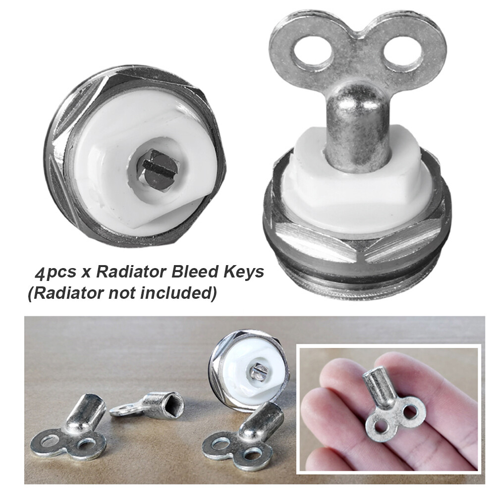 4pcs Zinc Alloy For Bleeding Radiator Bleed Key Strong Venting Air Vent ...