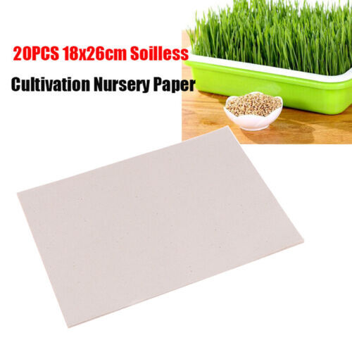 20Pcs 18x26CM Soilless Cultivation Nursery Paper for Vegetable Growing ...