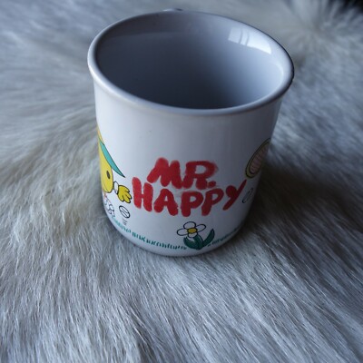 Vintage MR HAPPY MUG Vintage Mr Men Mug Vintage Roger Hargreaves Mug | eBay