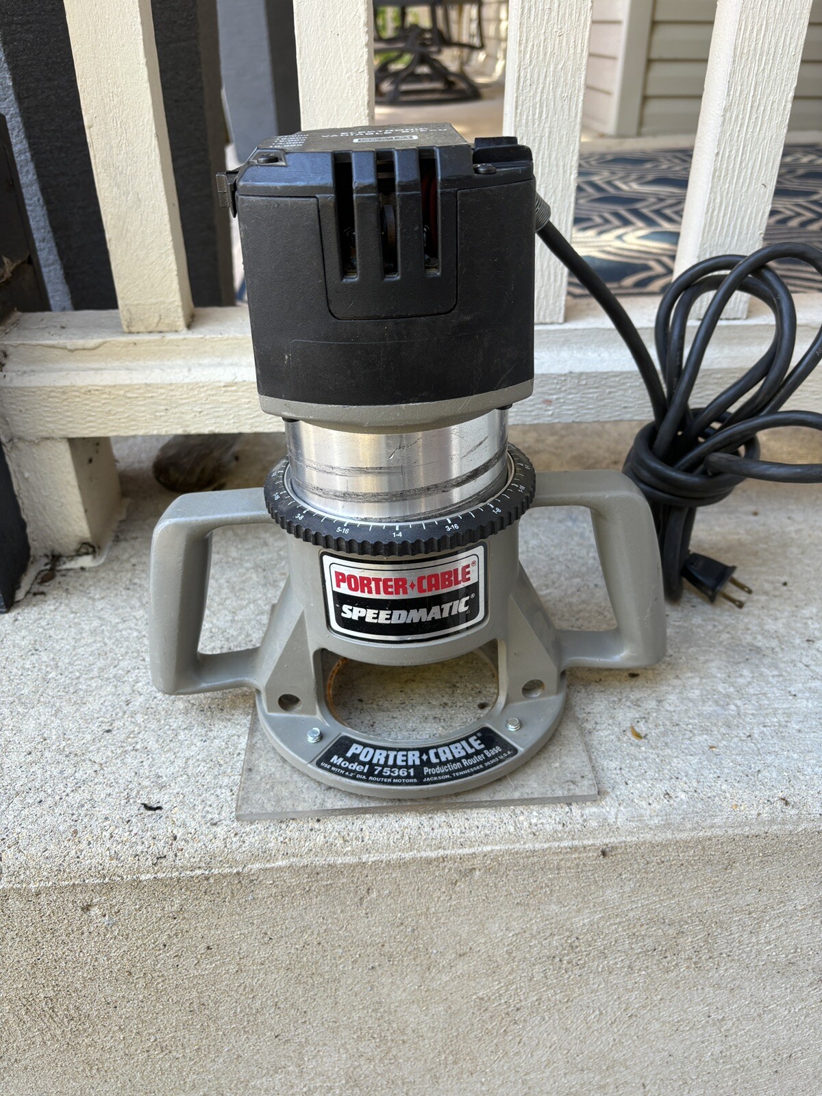 Porter Cable 75182 7518 3-1/4HP Variable Speed Production Router | eBay