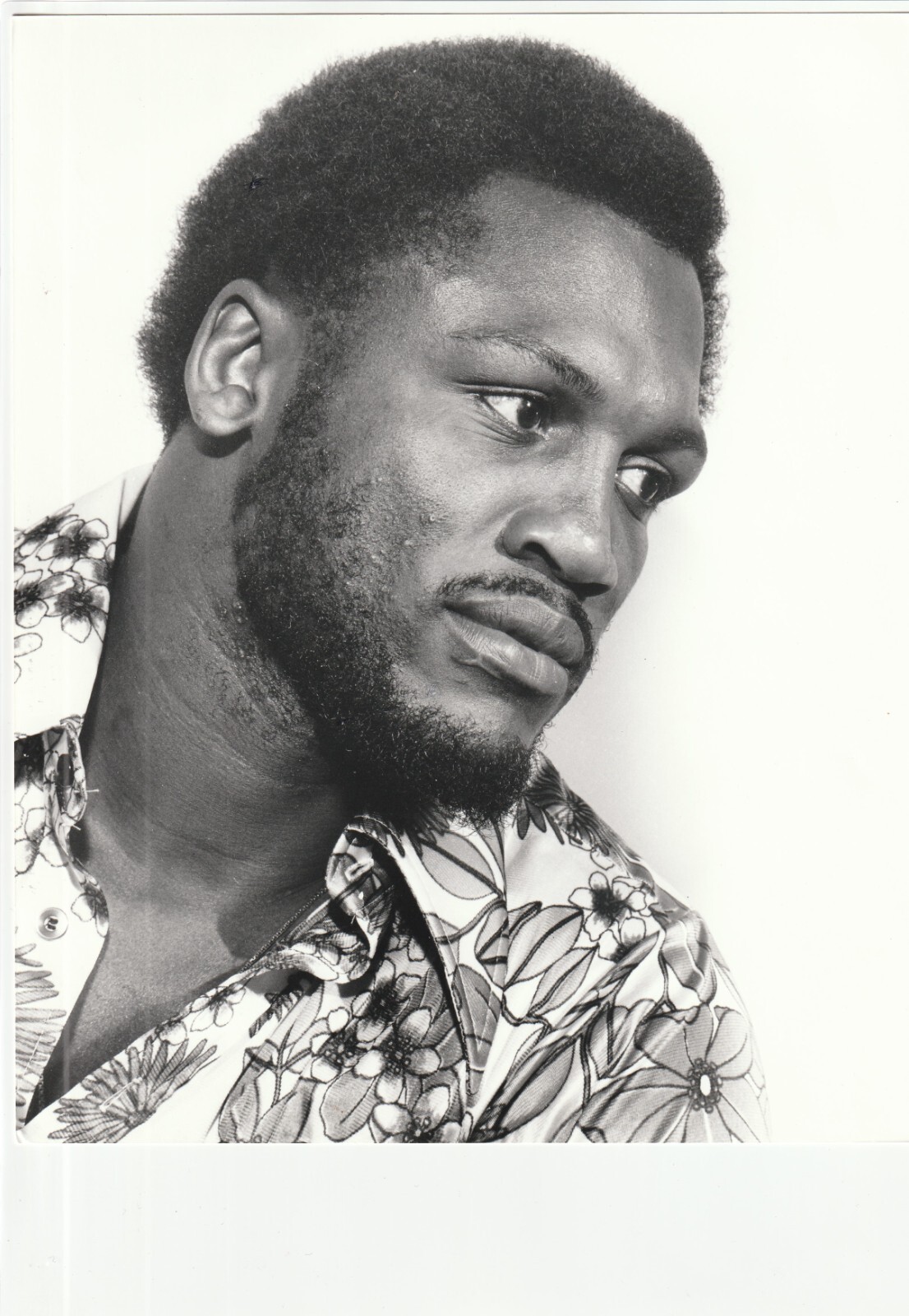 JOE FRAZIER CLOSE UP PHOTO TAKEN BY HARRY GOODWIN ANGELO DUNDEE ESTATE ...