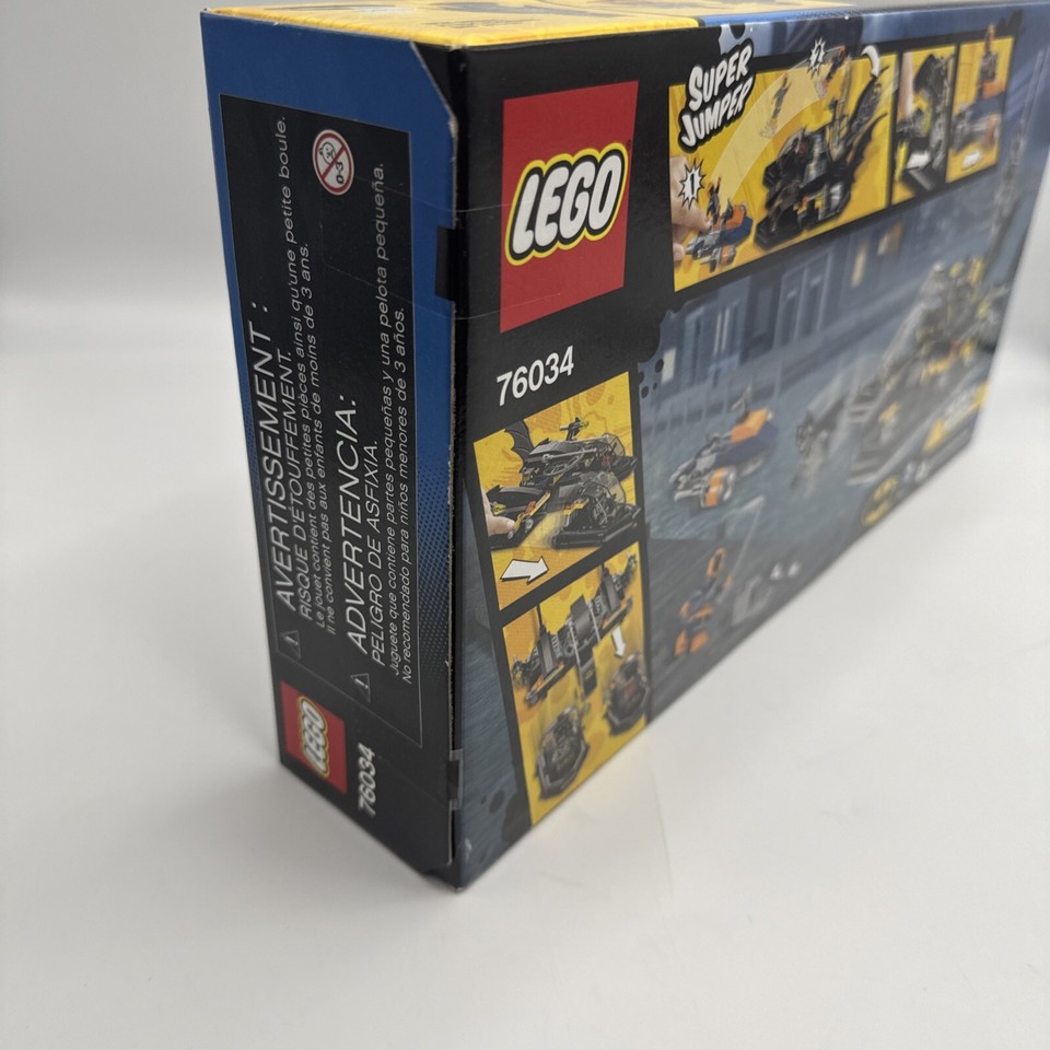 LEGO 76034 SUPER HEROES The Batboat Harbor Pursuit - Deathstroke NEW ...