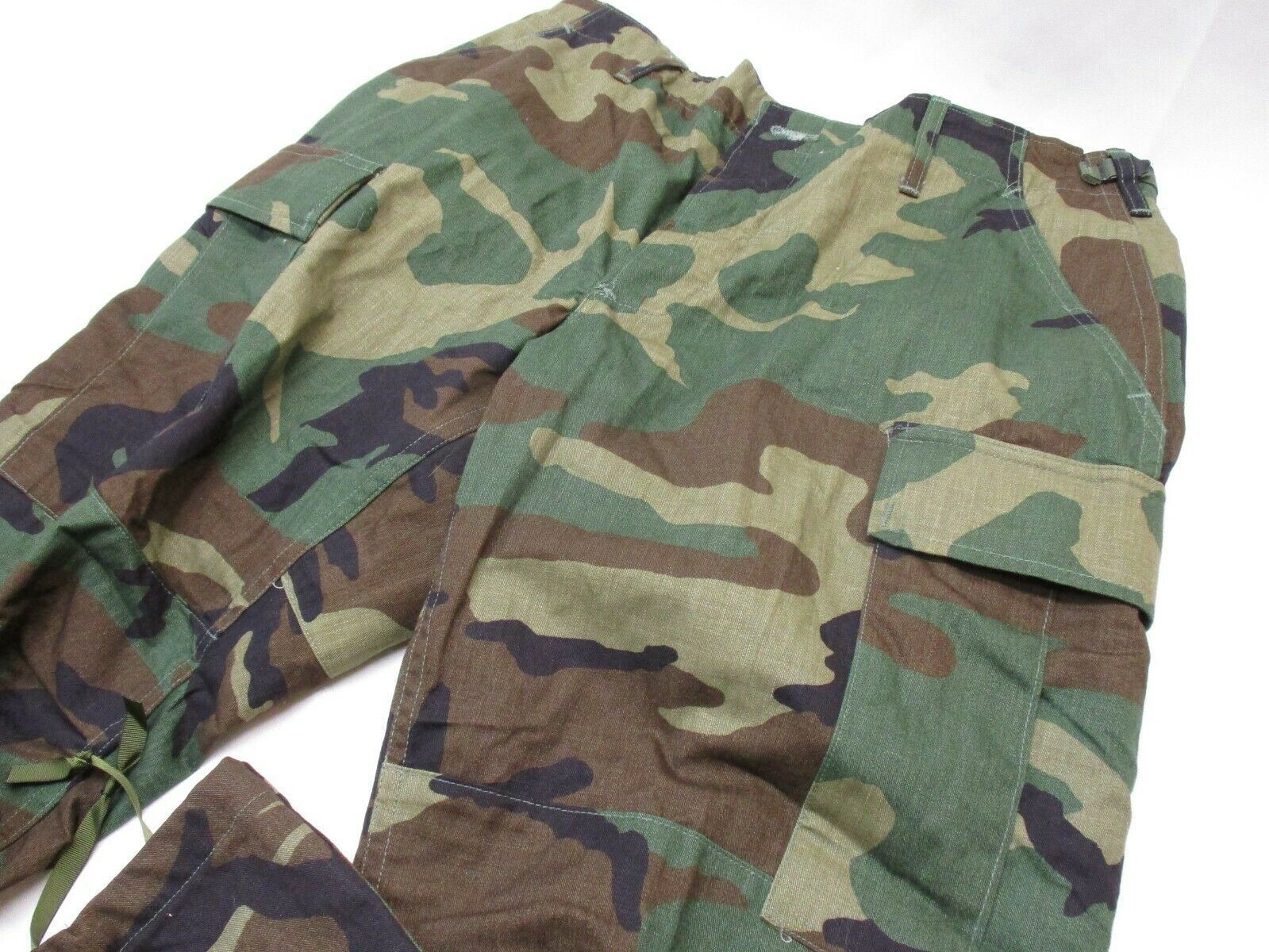 USGI WOODLAND BDU PANTS WINTER WEIGHT MILITARY CAMOUFLAGE TROUSERS ...