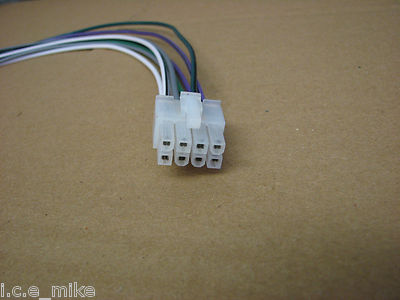 ALPINE 8 PIN 4 CHANNEL HI HIGH LEVEL SPEAKER INPUT PLUG CABLE LEAD MRP ...