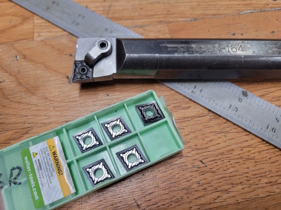 INDEXABLE BORING BAR - 1 " MCLNR + INSERTS | eBay