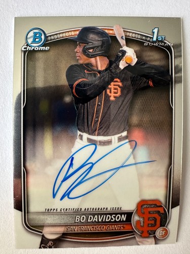 2025 Bowman Chrome - Bo Davidson - Auto - 1st Bowman | eBay