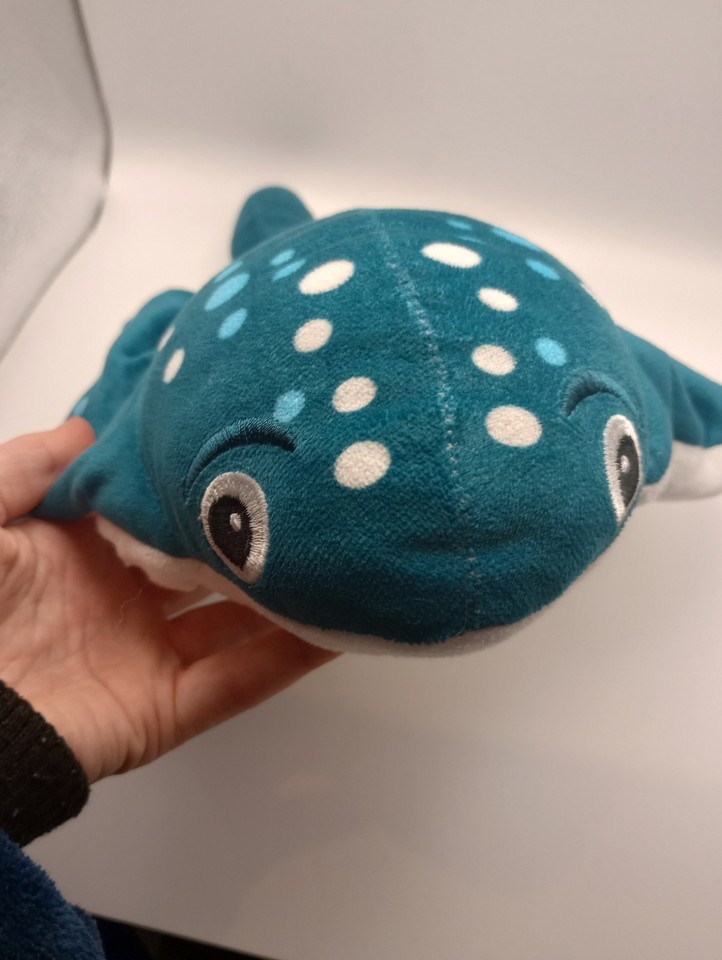 Aqua Pals Blue Ray Soft Plush Toy 14" | eBay UK