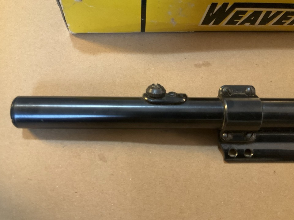 Vintage Weaver 2.5x J 2.5 Rifle Scope USA ~Steel Tube~ W/ Mount N2 | eBay