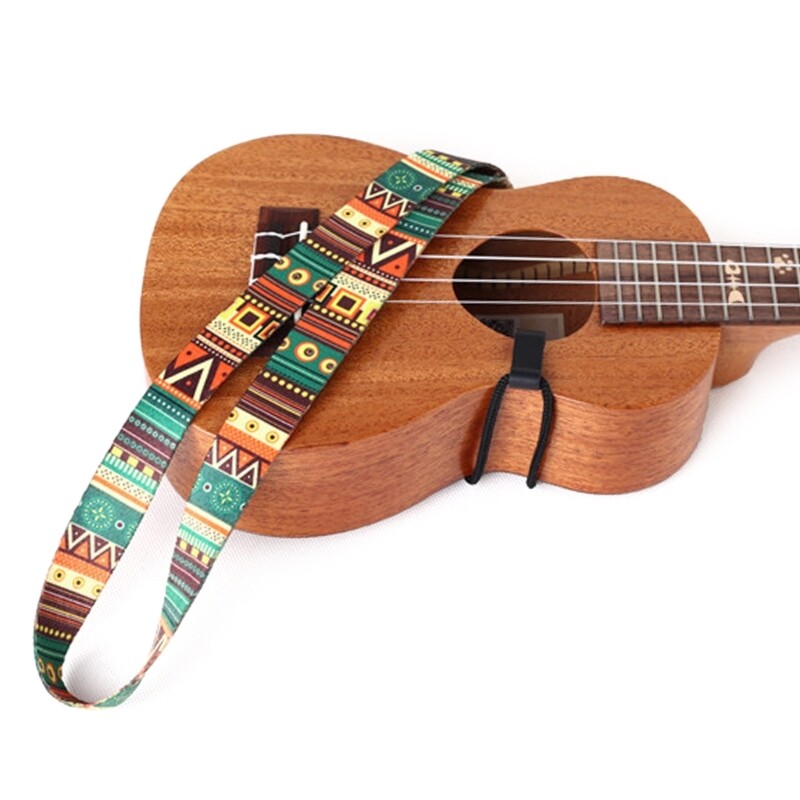 Clip-on Ukulele Strap Ethnic Ukulele Strap Adjustable Shoulder Strap ...