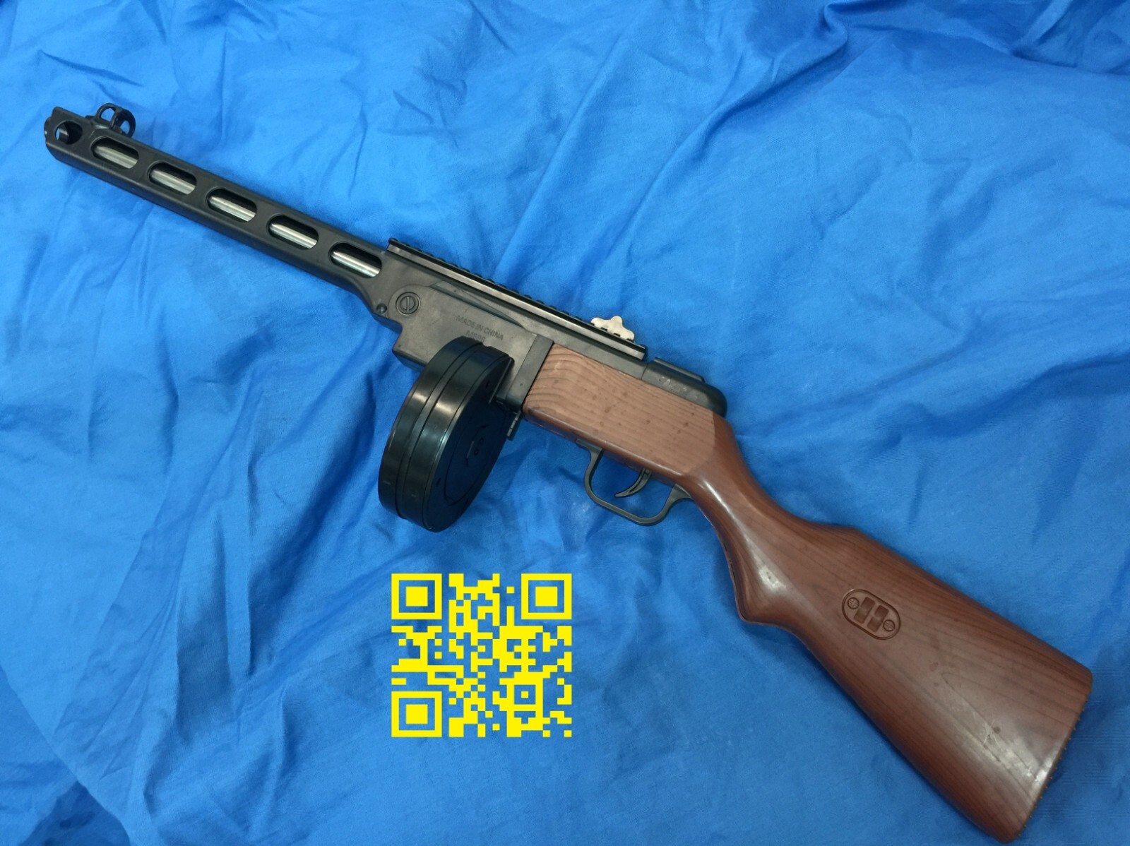 Toy prop WWII reenactment costume PPSh 41 submachinegun red army burp ...