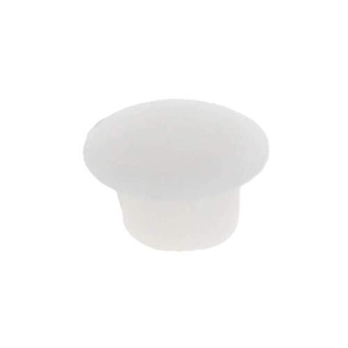30pcs Screw Cap Cover 0.31 Inch Bottom Dia Plastic Tube Cover Shelf Peg ...