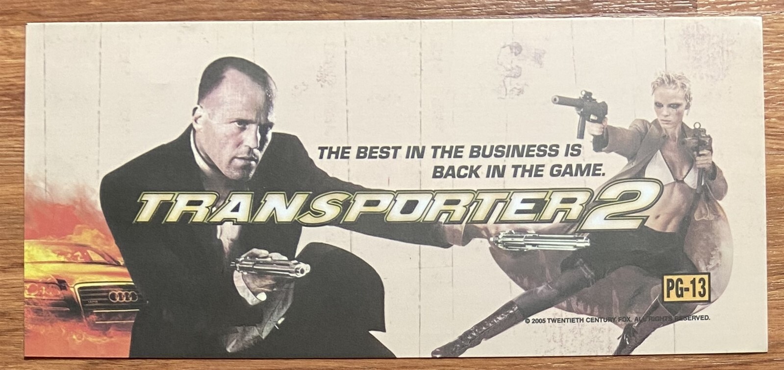🌟 Transporter 2 (2005) - Jason Statham - Movie Theater Mylar / Poster ...