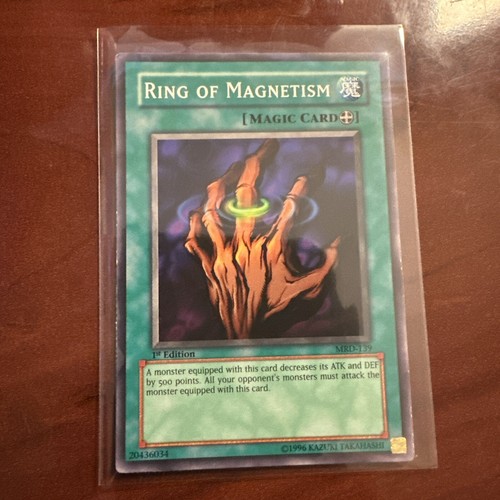 YuGiOh Ring of Magnetism - MRD-139 - Common - 1st Edition NA English NM ...