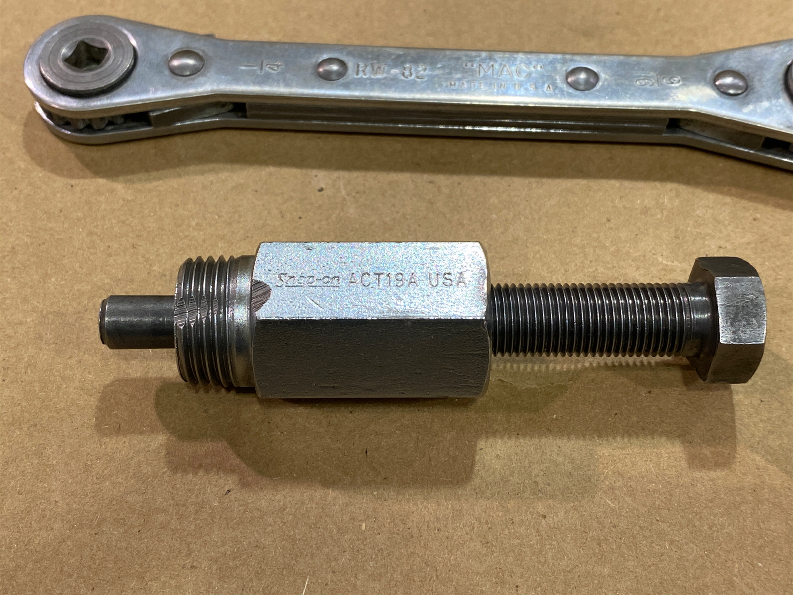 Snap-on Tools ~ ACT19A GM A/C Rotor Plate Remover & MAC Tools RW-82 AC ...