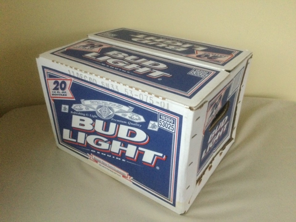 Lot Of 19 Bud Light, Budweiser, Bud Ice, Ziegen Bock Empty Beer Bottles ...