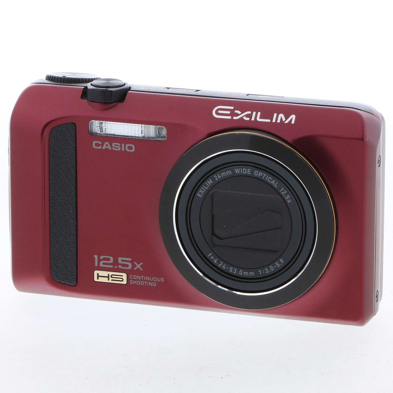 CASIO EX-ZR300 Red Digital Camera High Speed EXILIM 24mm Wide Optical ...