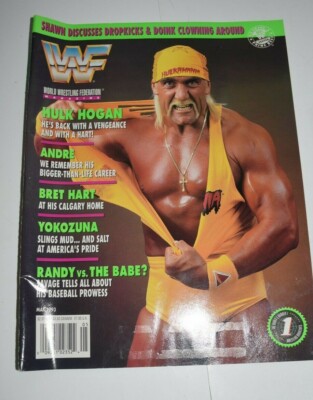 WWF Magazine 1993 May Hulk Hogan Andre Bret Hart Yokozuna World ...