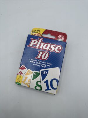 New Mattel Phase 10 Card Game 2012 9784677505457 | eBay