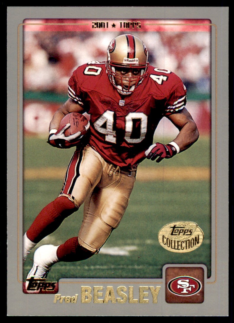 2001 TOPPS FRED BEASLEY SAN FRANCISCO 49ERS #249 | eBay