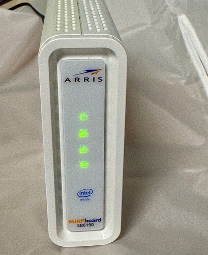 ARRIS SURFboard SB6190-RB DOCSIS 3.0 Cable Modem, White | eBay