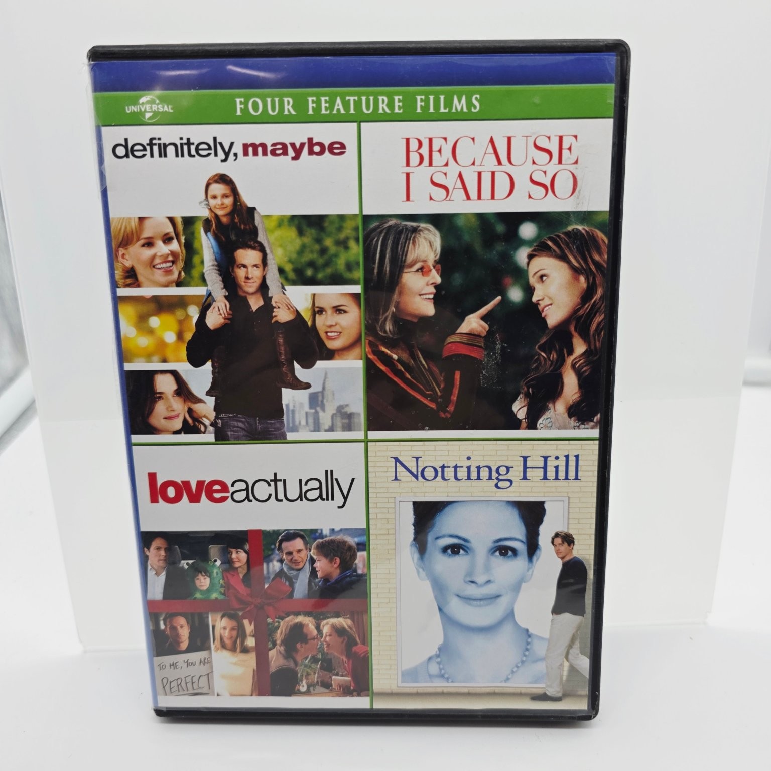 Four Feature Films DVD 2003 Definitely Maybe Love Actually Notting Hill ...