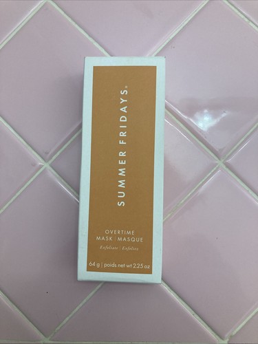 Summer Fridays Overtime Mask Exfoliate 2.25oz Full Size Brand New in ...