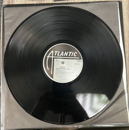 AC/DC Back in Black Vinyl Original Atlantic Press | eBay