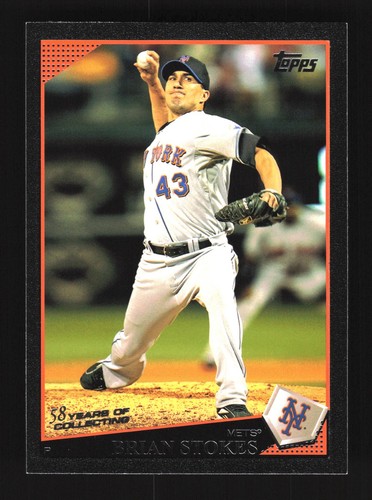 Brian Stokes New York Mets 2009 Topps Black #316 SN /58 | eBay