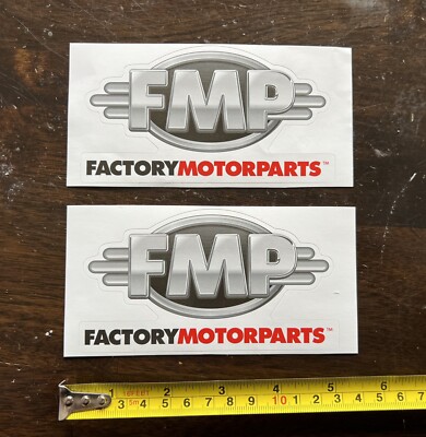 2 FMP Factory Motor Parts Decals Stickers racing drags offroad hotrods ...