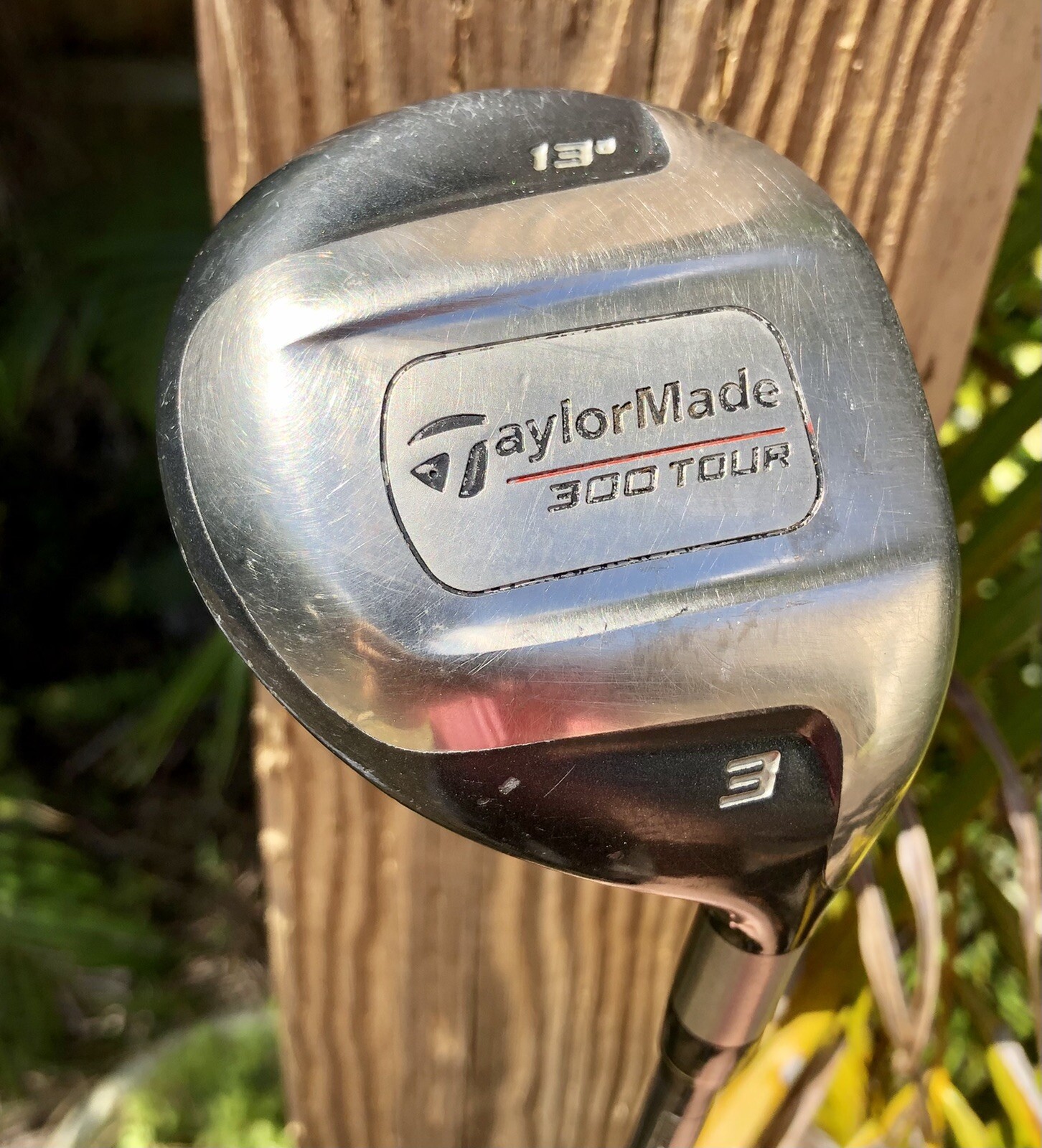 Taylormade 300 Series Titanium Tour Smoothie 13* Deep Face 3 Wood Stiff ...