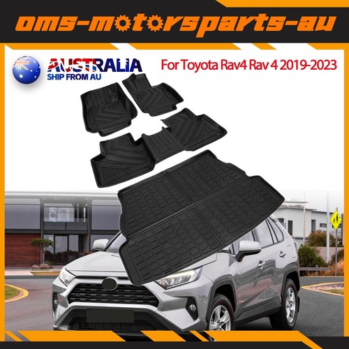 4PCS Heavy Duty TPE Car Floor Carpet Floor Mats for Toyota Rav4 Rav 4 ...