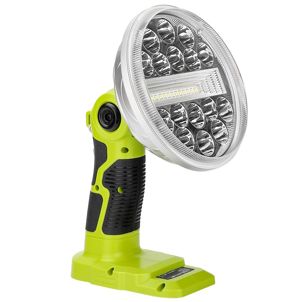 Cordless LED Work Light Outdoor Spotlight For Ryobi 18V Li-ion Battery ...