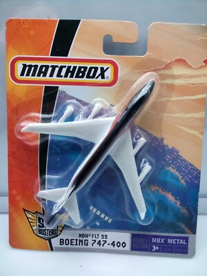 Matchbox Skybusters / Boeing 747 400 - MBX FLT 55 - Model Aircraft x1 ...
