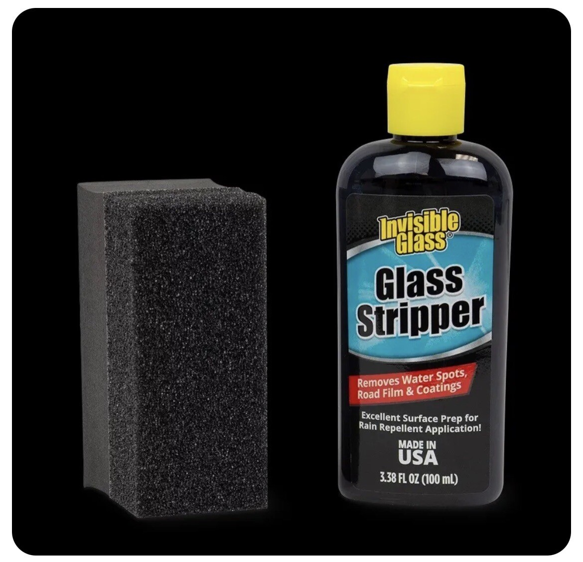 Stoner Invisible Glass 91411 Glass Stripper Water Spot Remover Kit 3.38 ...