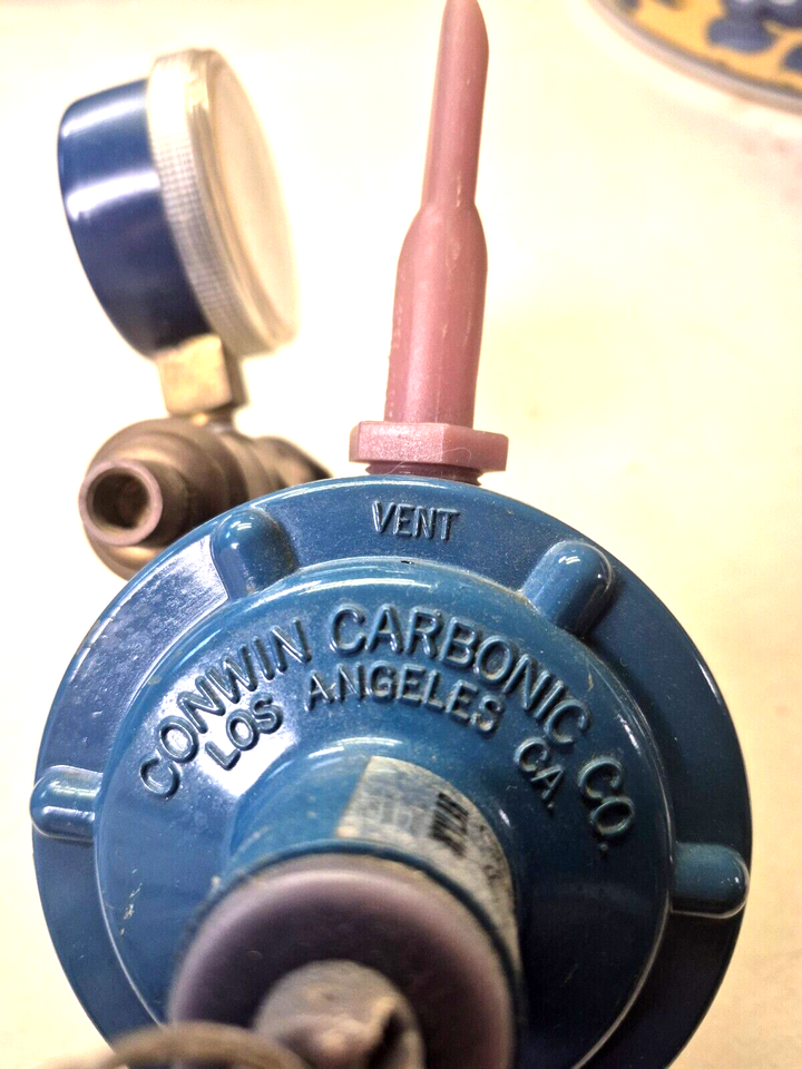 Conwin Carbonic Helium Balloon Latex Mylar Regulator Gauge Valve 4000 ...