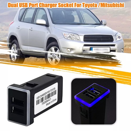 For Toyota Tacoma Tundra Sequoia Mitsubishi Outlander USB Port QC 3.0 ...