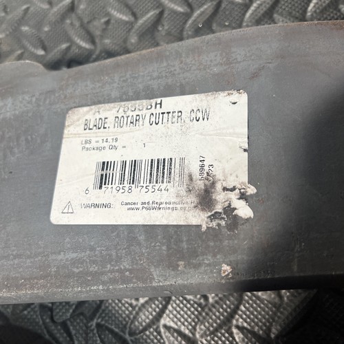 SET OF 2 USA BUSH HOG BLADES 7555 7555BH BH25 RB60 SQ60 SQ60-5 1126 105 ...