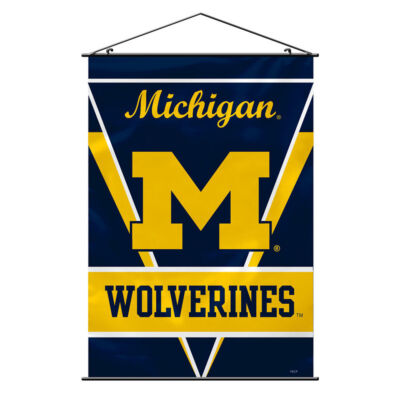 Michigan Wolverines Banner 28x40 Wall Style CO | eBay