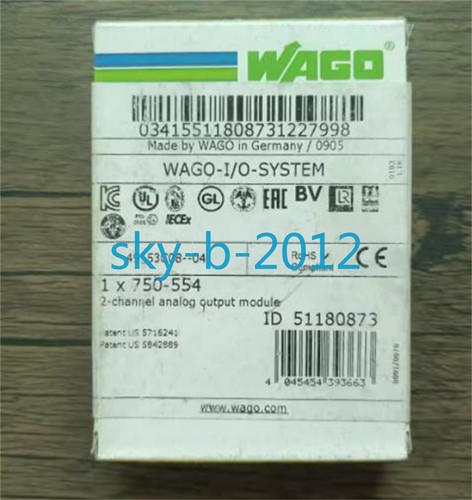 1PCS NEW IN BOX WAGO PLC 750-554 analog output module | eBay