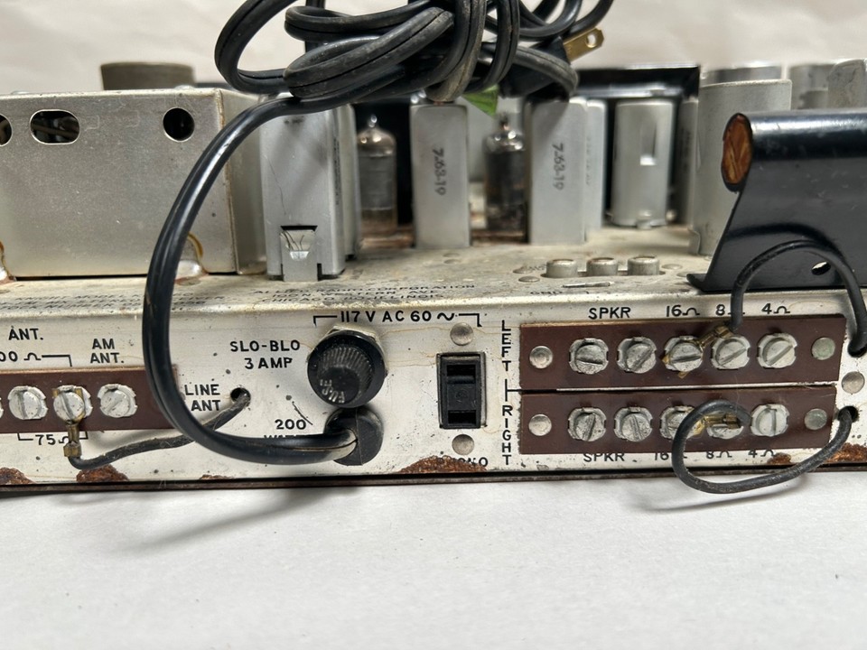 Vtg Allied Radio Knight KN360 LIKE Bogen RP-60 Tube Stereo Receiver FM ...